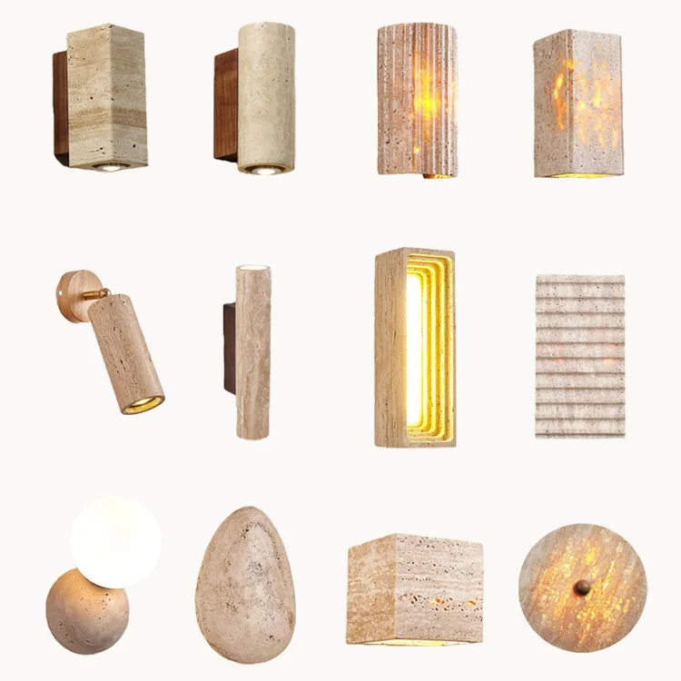 Wholesale Bedroom Decorative Yellow Cave Stone Wall Lights For Home ...