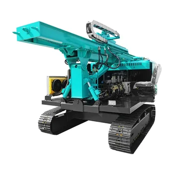 Pile Driving Machine Pv Power Station Ground Drilling Solar Panel Plant ...