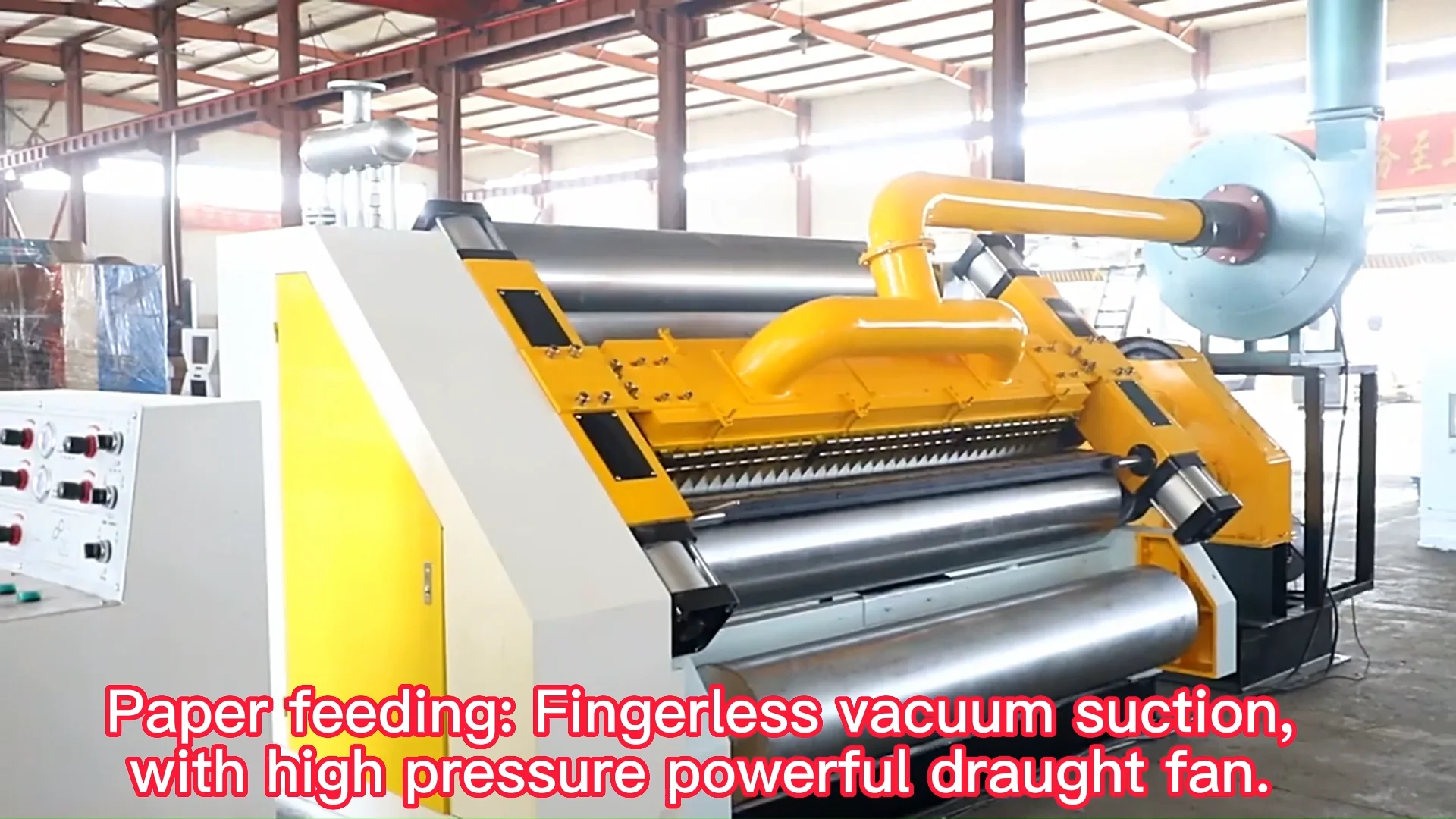 Carton Packaging Machines Automatic Single Facer Corrugated Cardboard ...