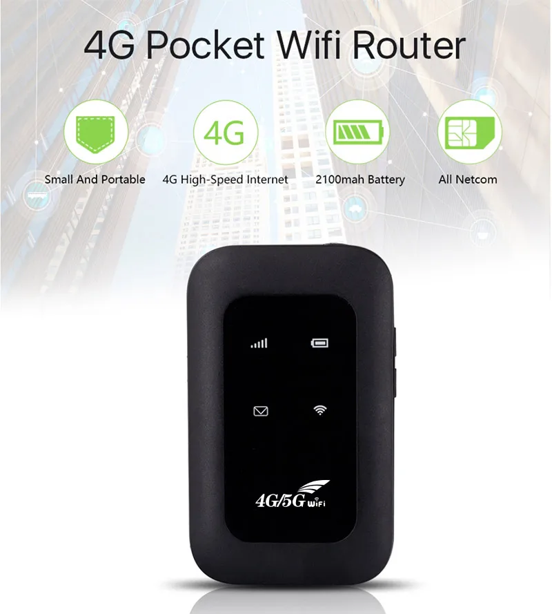 DNXT 4G LTE Wifi Router - High Speed Portable Hotspot