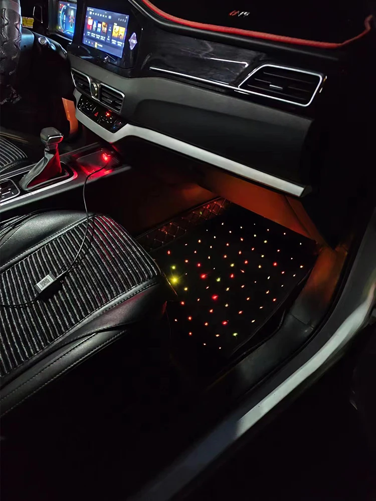 Starry Sky Car Foot Mats - Illuminate Your Ride