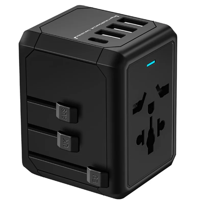Customize Logo Travel Adaptor Multi Plug Power Universal Travel ...