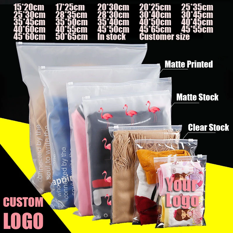 Customizable Clear PVC Zipper Bags - Biodegradable & Durable