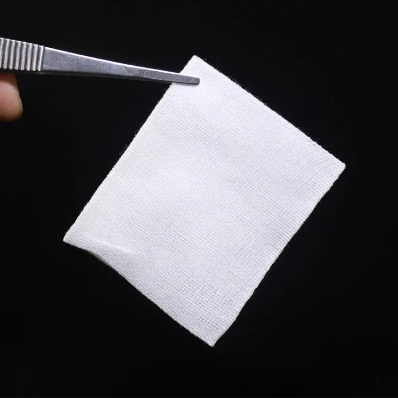 Sterile Cotton Gauze Blocks - ISO Standard Medical Use