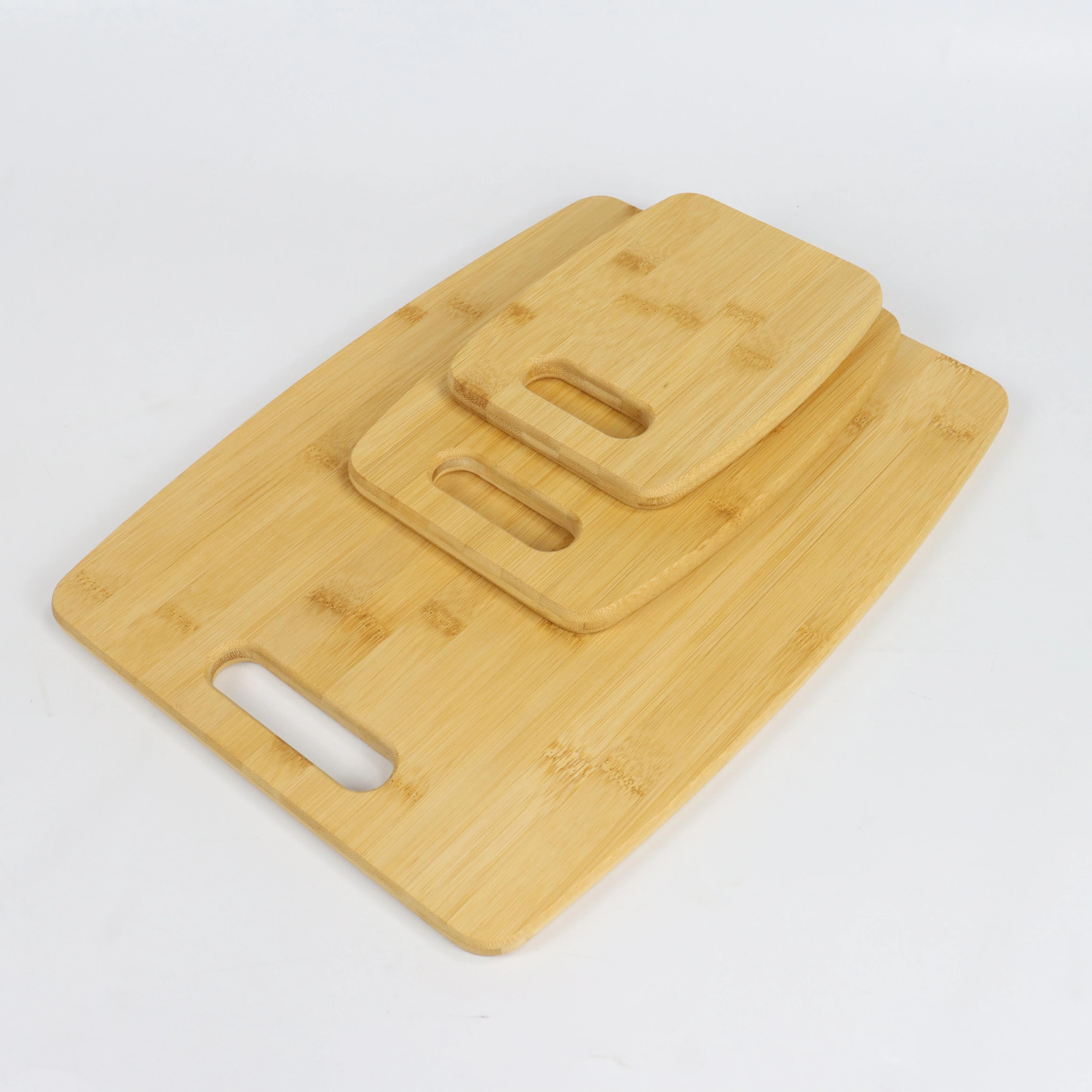 Custom Shape Luxury Extra Large Rectangular Large Natural Bamboo Food ...