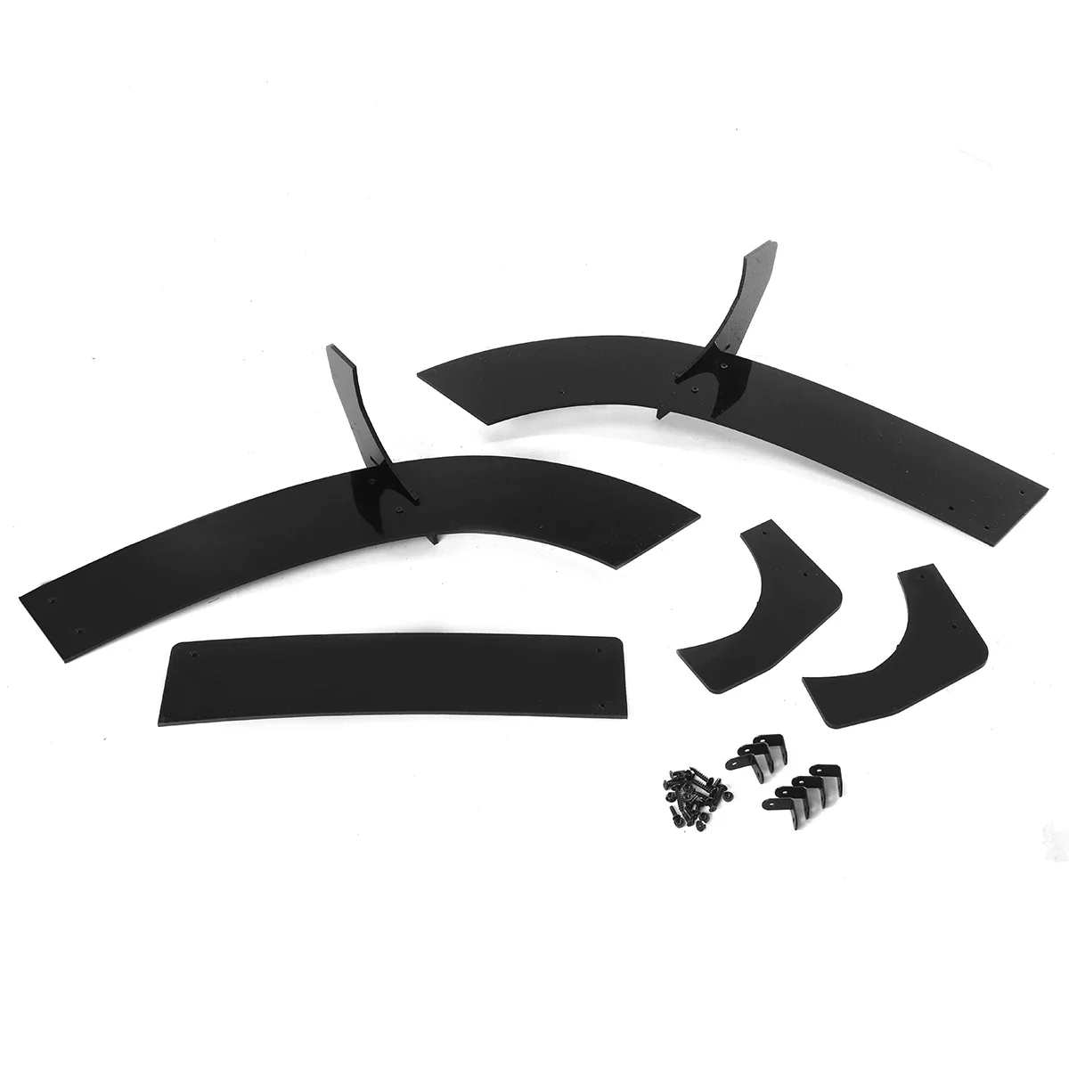 Balck R32 Car Rear Diffuser Lip & Rear Side Splitters for VW for Golf ...