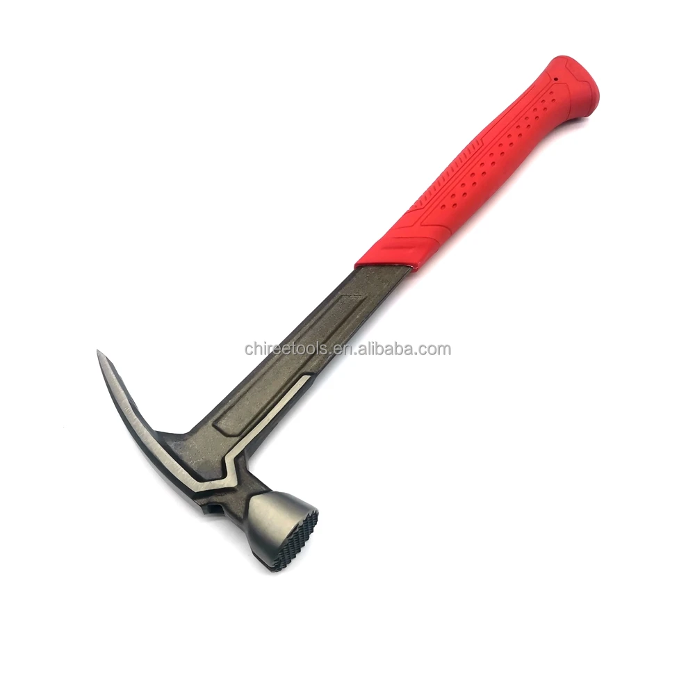 Magnetic Steel Head 20oz Milled-Face Framing Hammer, Straight Ripping ...