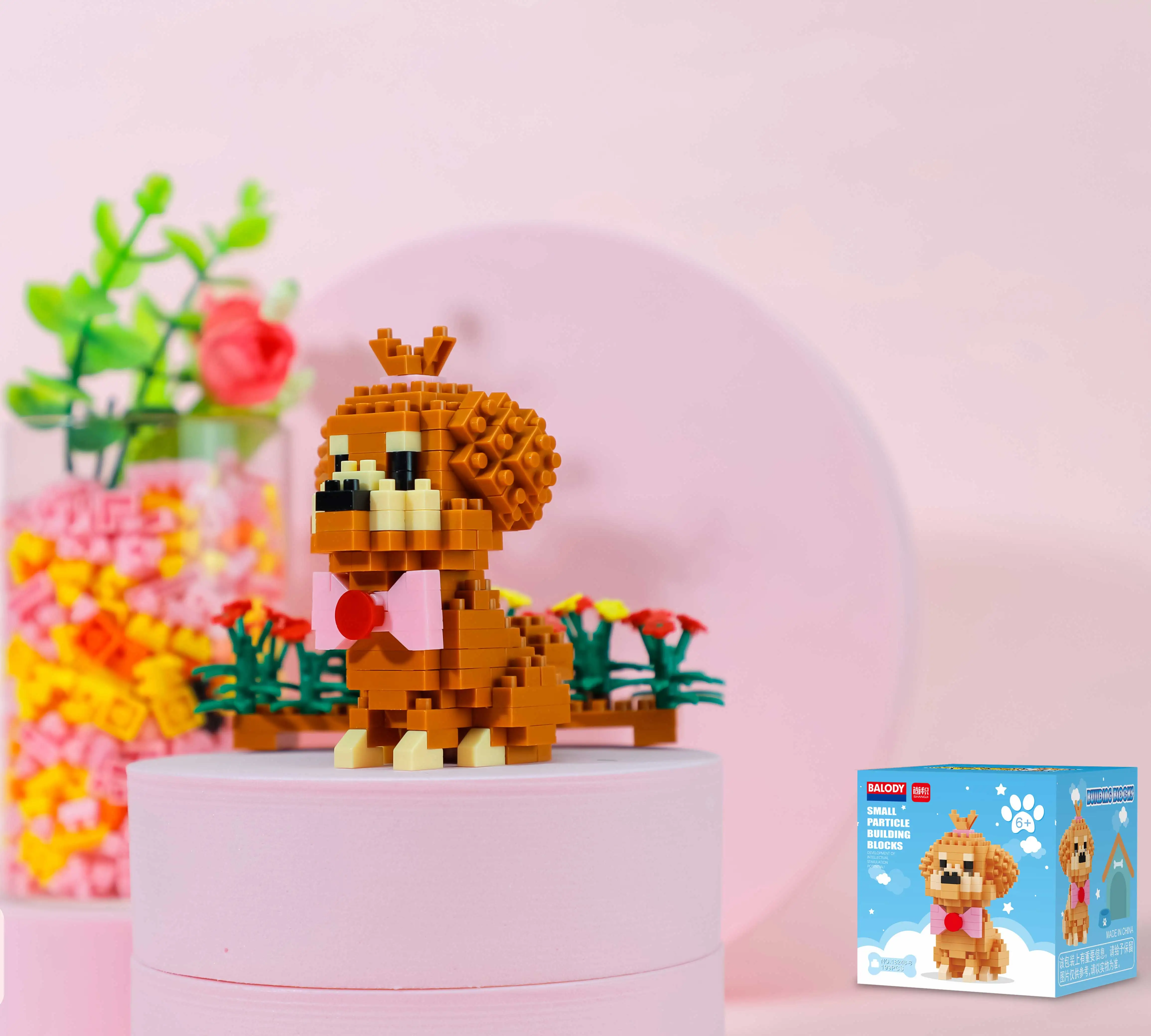 New Arrival 2023 Children Assemble Toy Balody Nano Brick Animal Mini ...