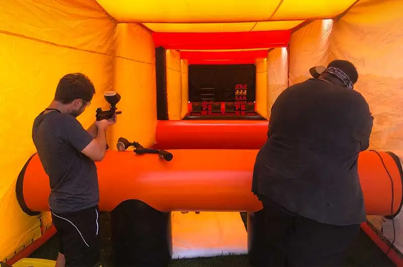 Paintball Shooting Gallery