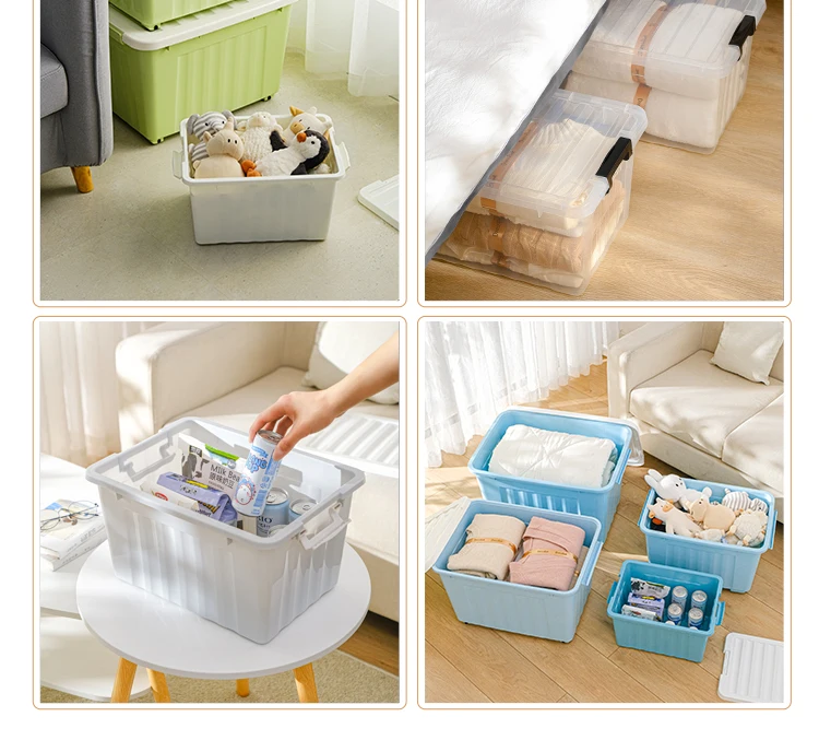 Transparent Storage Lock Boxdetachable Plastic Storage Box,Durable Open ...