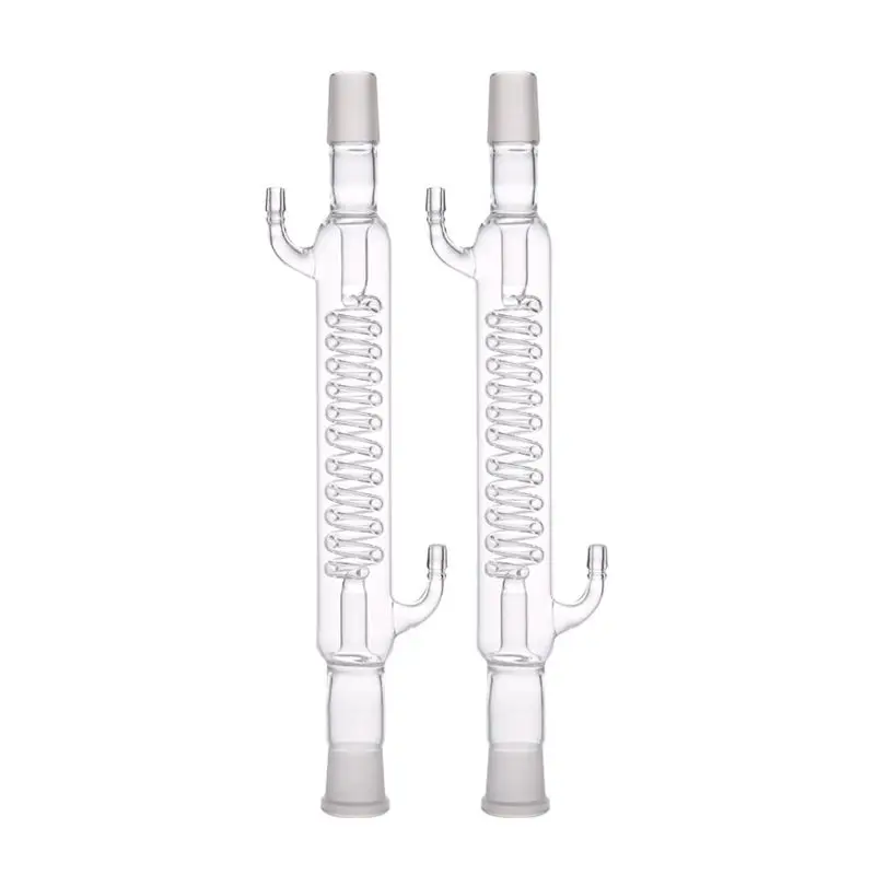 Laboratory borosilicate glass liebig condenser allihn bulbed condenser ...