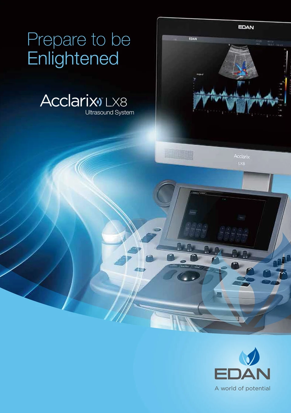 EDAN Acclarix LX8 Portable Color Doppler Ultrasound Machine