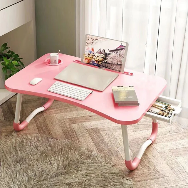 Portable Mini Foldable Bed Table for Laptop - Modern & Eco-friendly