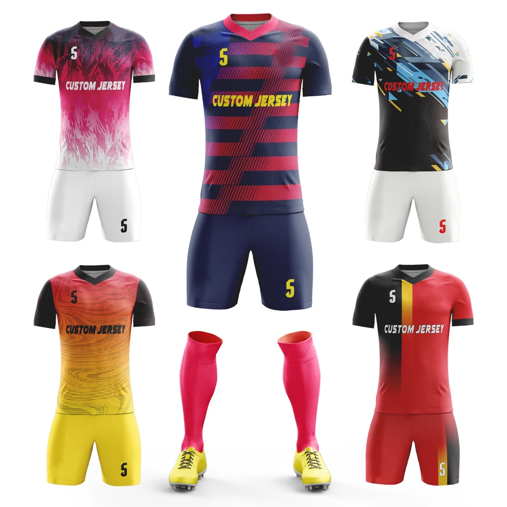 New Design Professional Soccer Wear Sublimation Custom Football Jersey ...