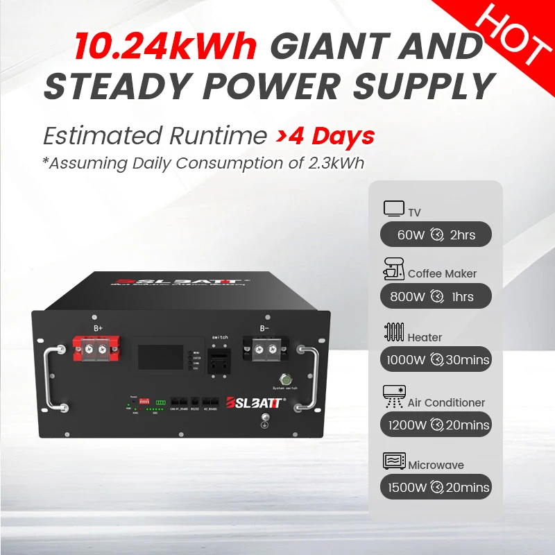 BSLBATT Rack Mounted Lithium Batteries Technology Wholesale Price Solar ...