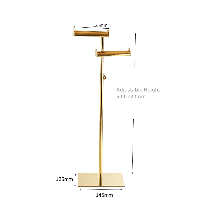 Custom Hanging Handbag Holder Metal Hand Bag Rack Luxury Gold Bag ...