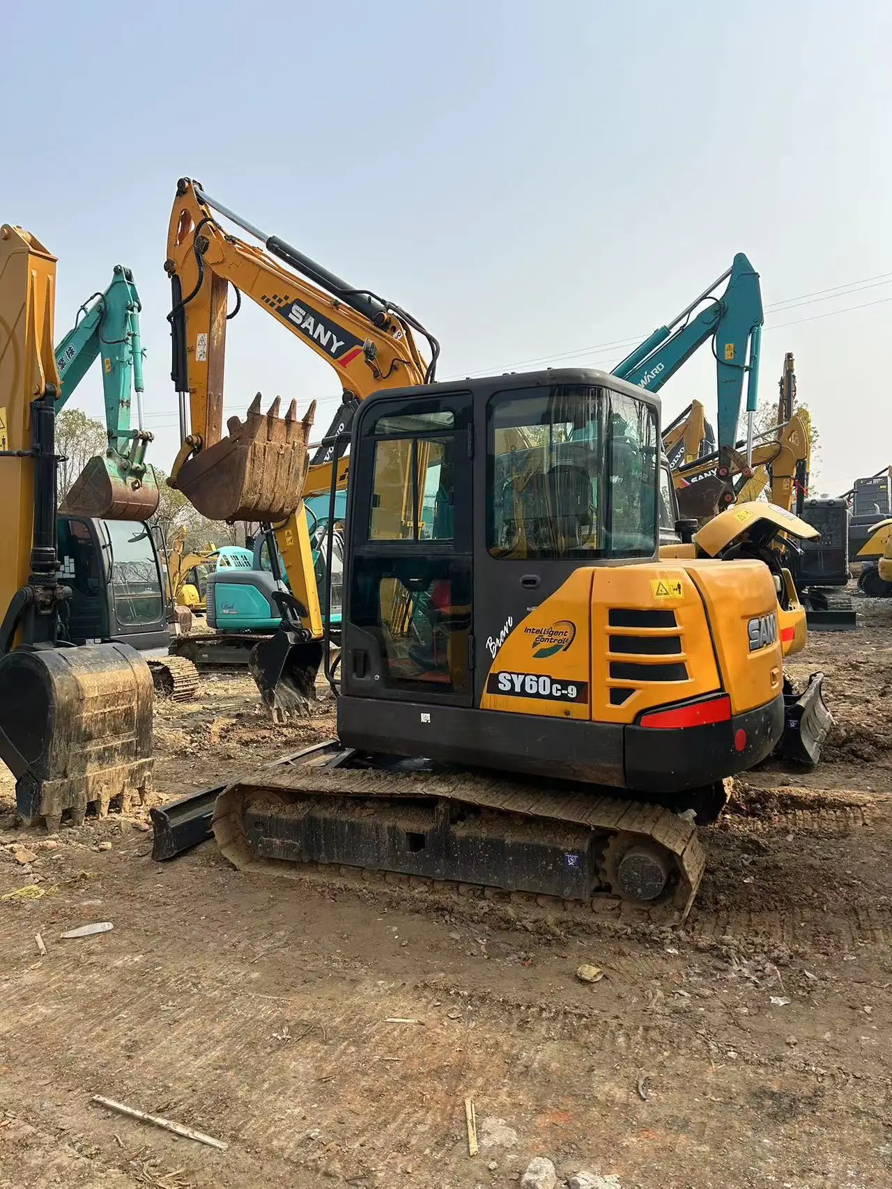 90% New Sany Construction Equipment Sy60c Excavator Used Sany 60c ...