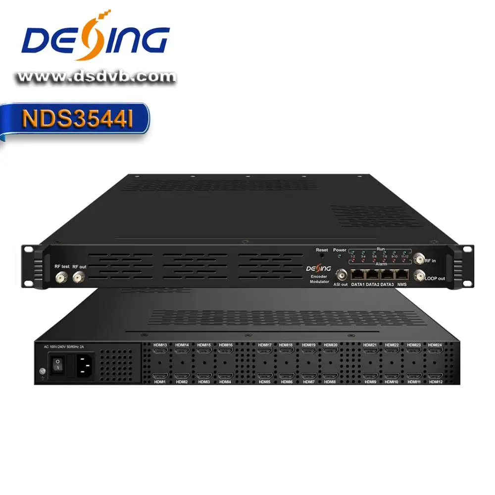 Nds3544iu Codificador Modulador 24 En 1 Hdmi A Isdb Modulador De Rf Hevc/h.265 Codificador De Rf ...