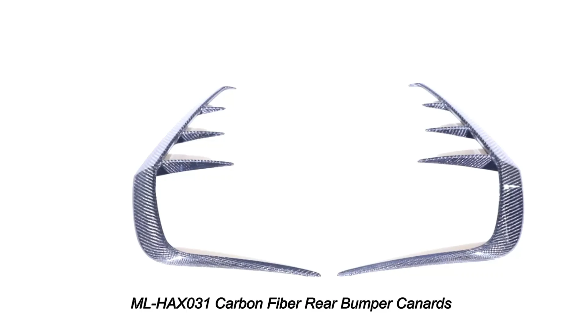 Carbon Fiber Q60 Rear Bumper Scoop Trim For Infiniti Q60 Sport Coupe 2 ...