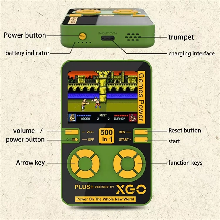 New Style Creative Retro Game Console 5000mah Wireless Magnetic Power ...