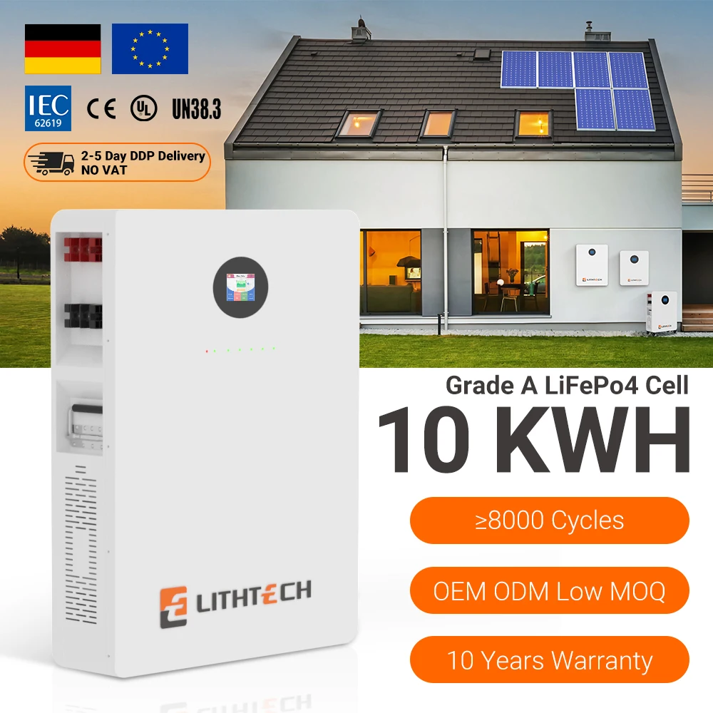 Lithtech High-capacity 10kwh Ultra-thin Lithium Ion Batteries 1c 10kwh ...