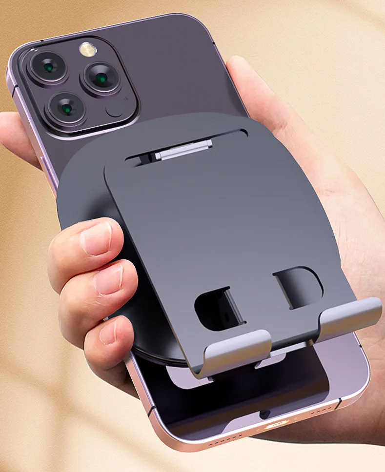 Portable Foldable Desk with Adjustable Cell Phone Holder