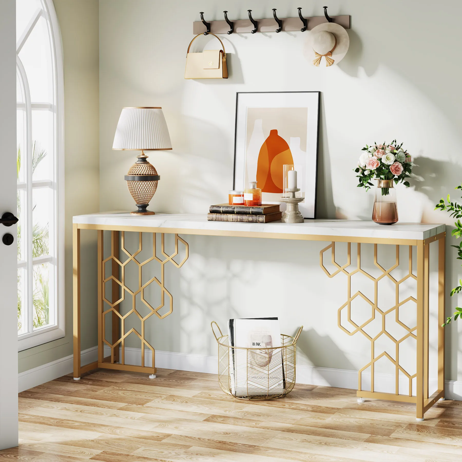 Living Room Modern Luxury Hall Entryway Entrance Narrow Long Entry ...