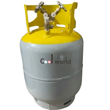 Coolworld 30lb,13.6kg R410a Refrigerant Recovery Cylinder Tank With ...