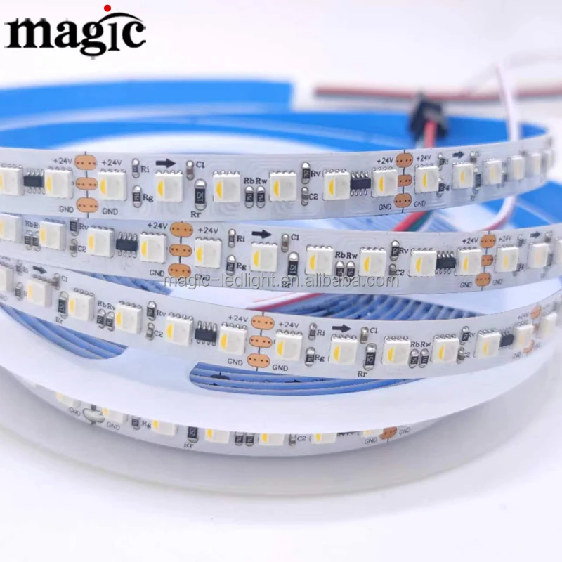 10mm Wide 120 Led Per Meter Spi Pixel 24v Rgbw 2700k 4000k 6000k ...