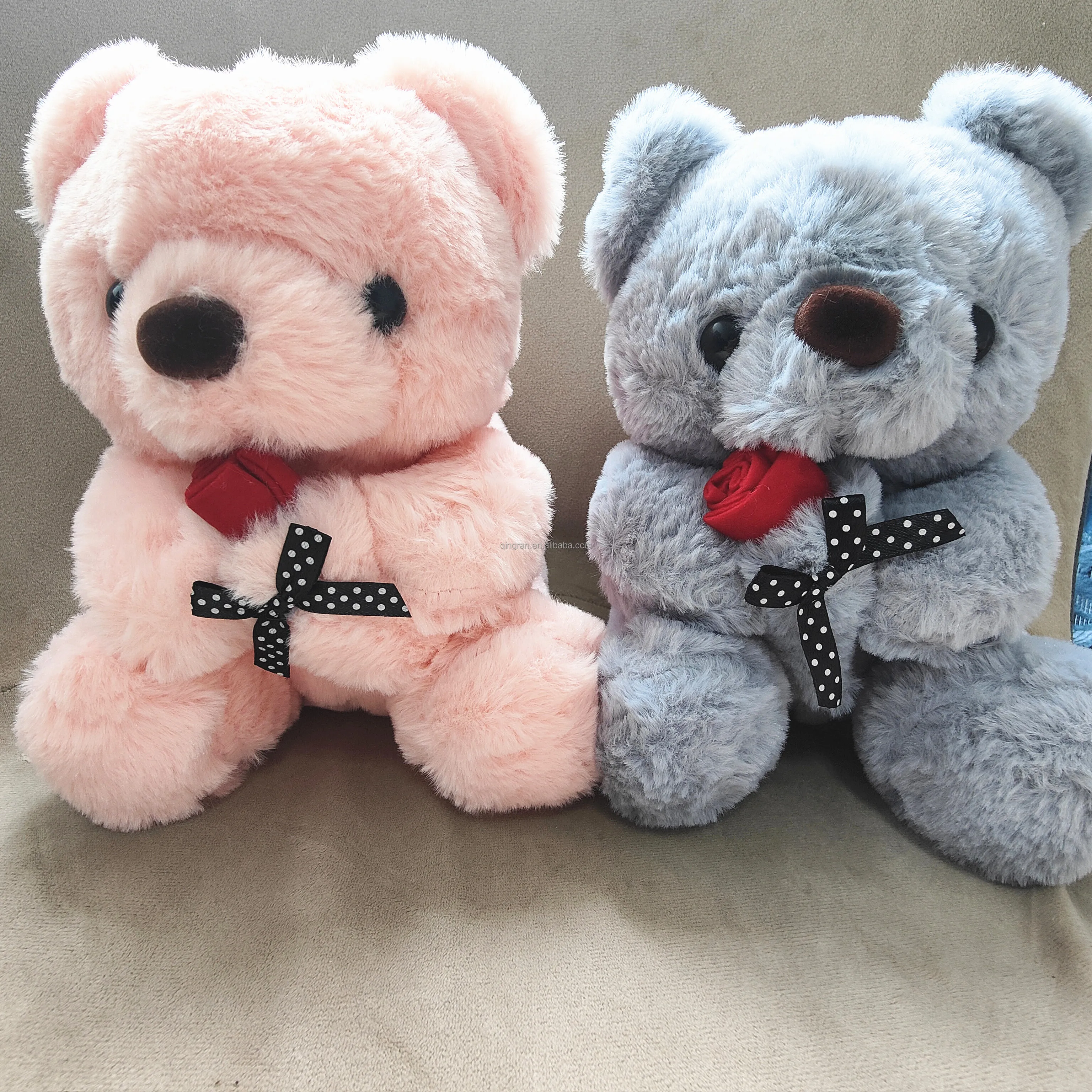 Cartoon Confession Rose Teddy Bear Plush Toy 25CM Bear Doll Pillow ...