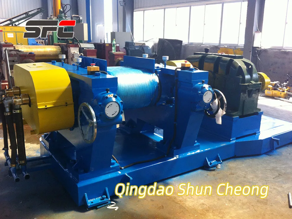 Automatic Rubber Cracker Mill Waste Tire Recycling Machine for Lower ...