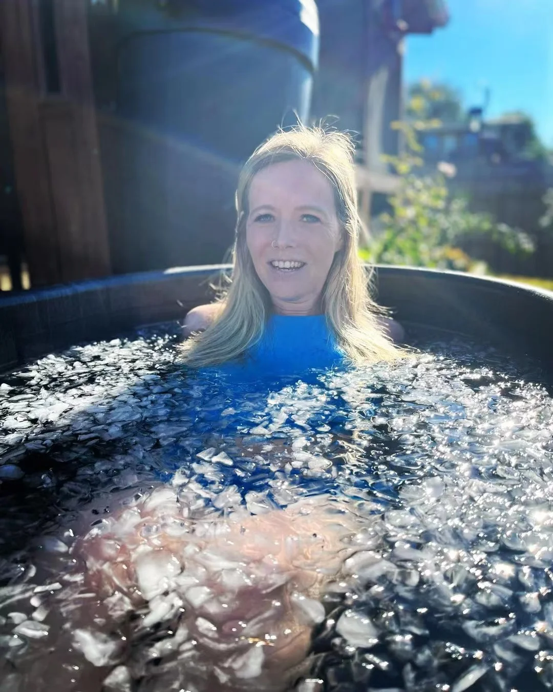 Ice Bath Portable Cold Plunge Tub,Inflatable Arctic Pod ,Multi Level ...