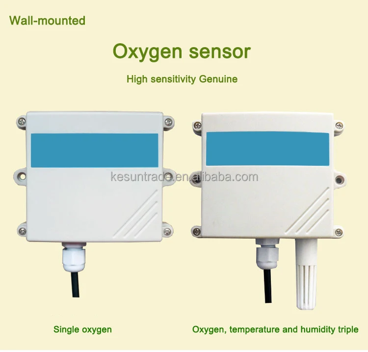 O2 Sensor Transmitter O2 Temperature Humidity Sensor Concentration ...