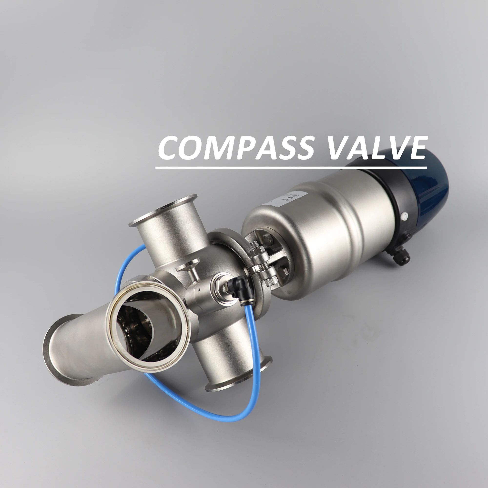 Food Grade Diverter Control Valve Sanitary Stainless Steel 316L Mix ...