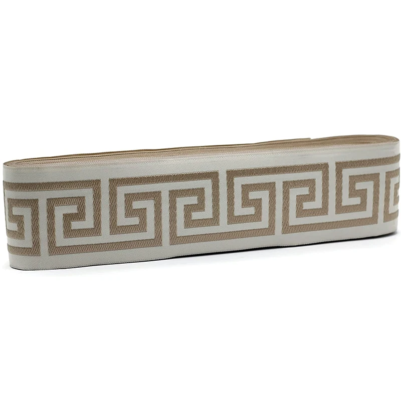 Custom Size Logo Greek Key Ribbon Trim - Sustainable & Stylish