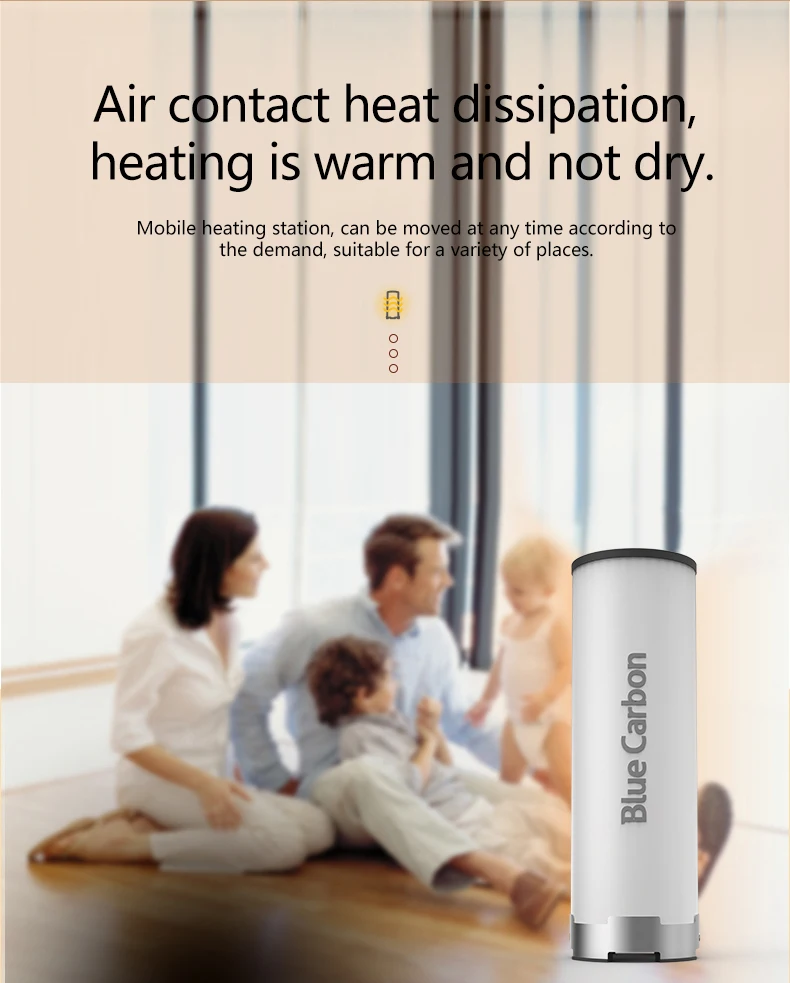 Blue Carbon Solar Air Heater - Efficient Room Heating