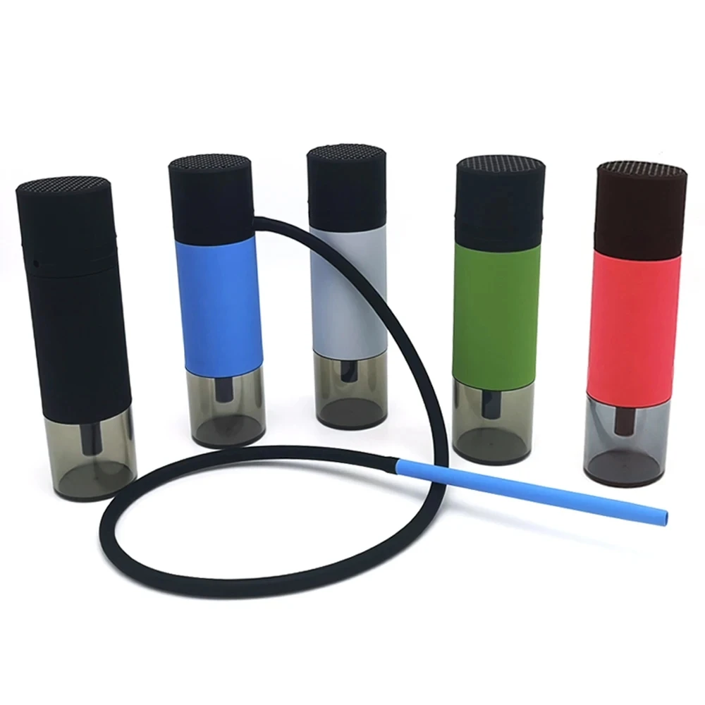 Acrylic & Silicone Hookah Portable Bottle Shisha for Outdoor