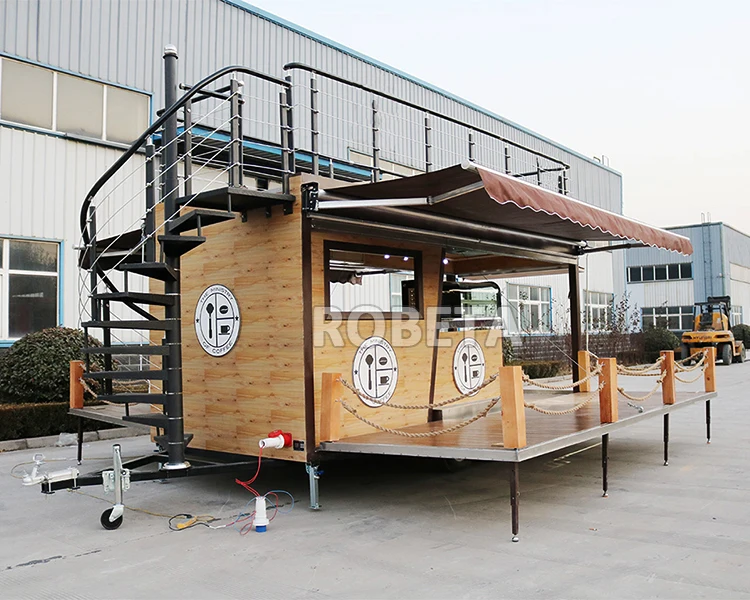 Double Decker Mobile Food Truck for Sale - All Purpose Fast Food ...