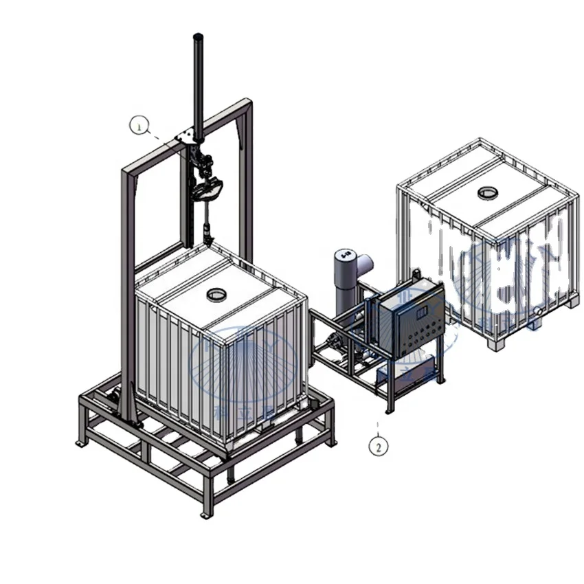 IBC cleaning equipment, semi-automatic tote blaster, ibc tote cleaning ...