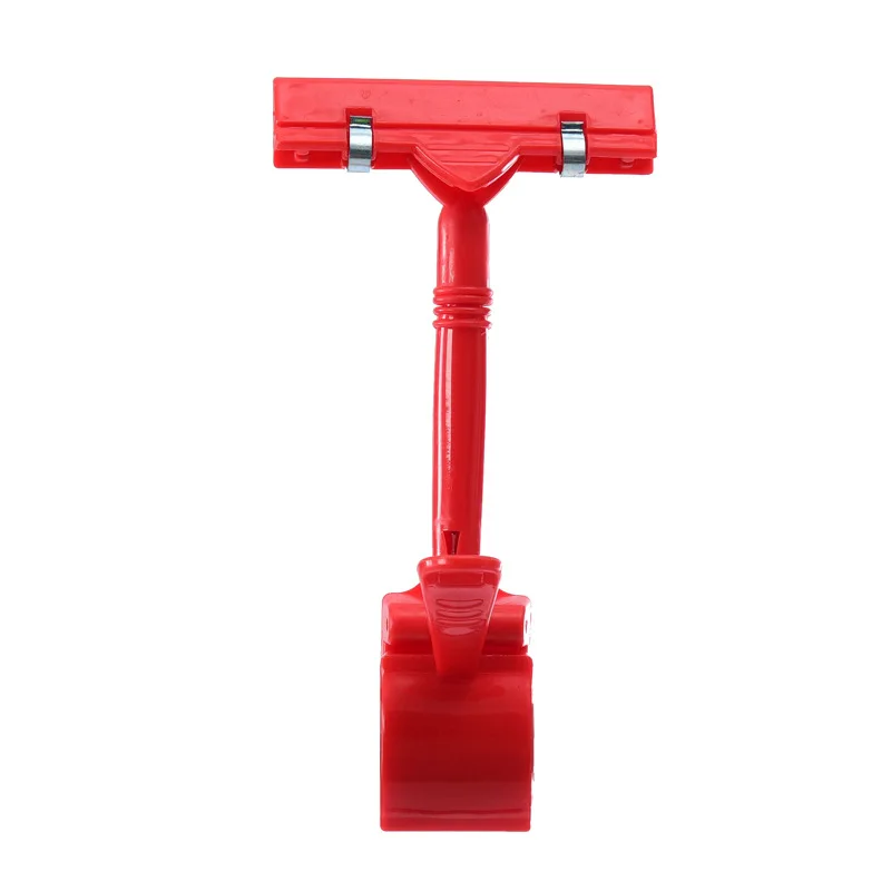 Plastic Sign Holder Clip Merchandising Price Clips Rotatable Pop Clips ...