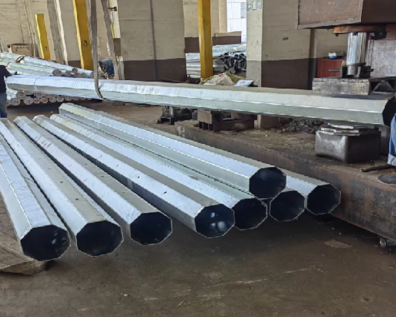 30ft 35ft 40ft Hot Dip Galvanized Power Distribution Pole Price ...