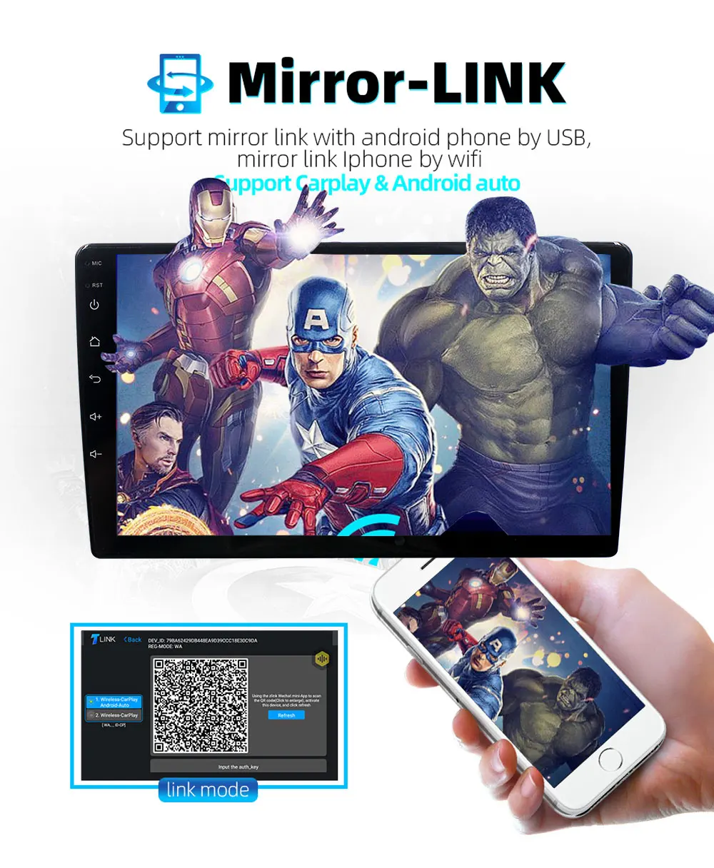 TS10 Android Car Multimedia - Universal Autoradio 8G128G