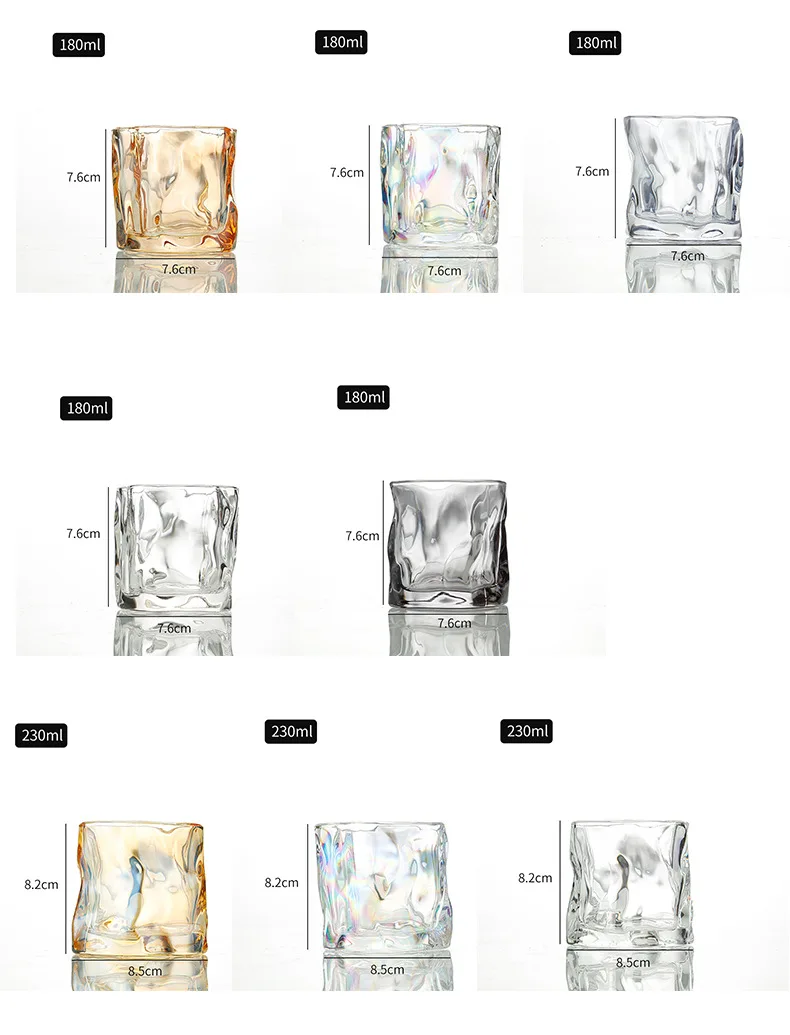 Wholesale Of New Twisted Glass Origami Colorful Water Cups,Beer Cups ...