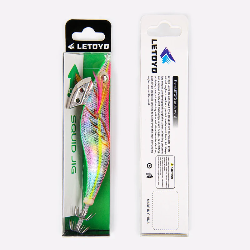 Letoyo Lt130829 Luminous Squid Jig Lure Egi 3.5s# 135mm 20g Hard Body Fishing Lures Wholesale ...