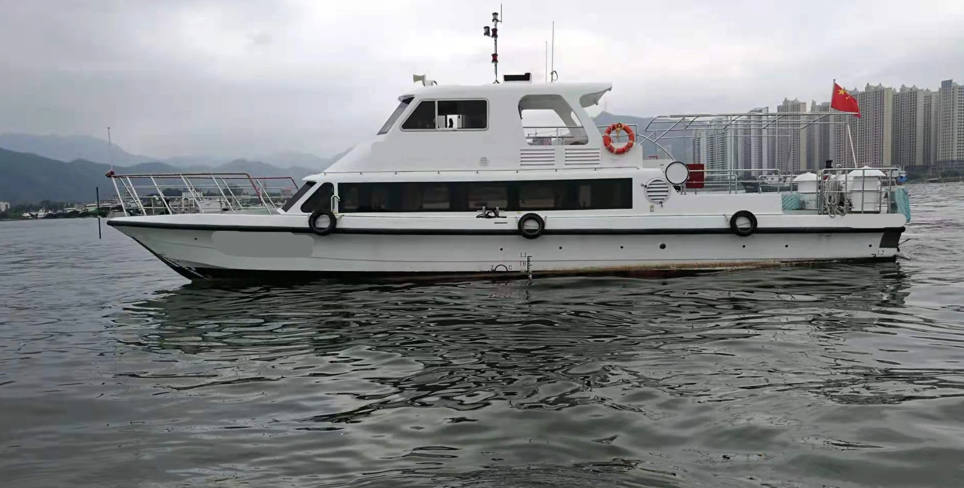 Seal of Used the FRP Traffic Speedboat 17-meter Sheltered Navigation ...