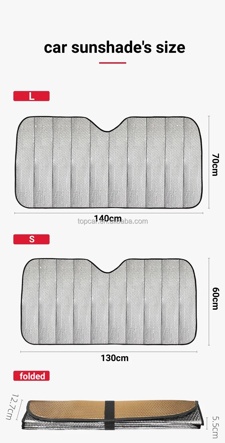 Custom EPE Foam Sun Shade - Foldable & Stylish Protection