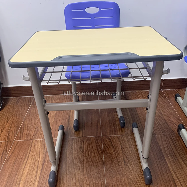 New Legs Height Adjustable Lifting Student School Study Desk and Chair ...