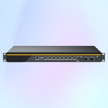 1u Rackmount Firewall 8lan 4x10g Sfp Business Use Network Management ...