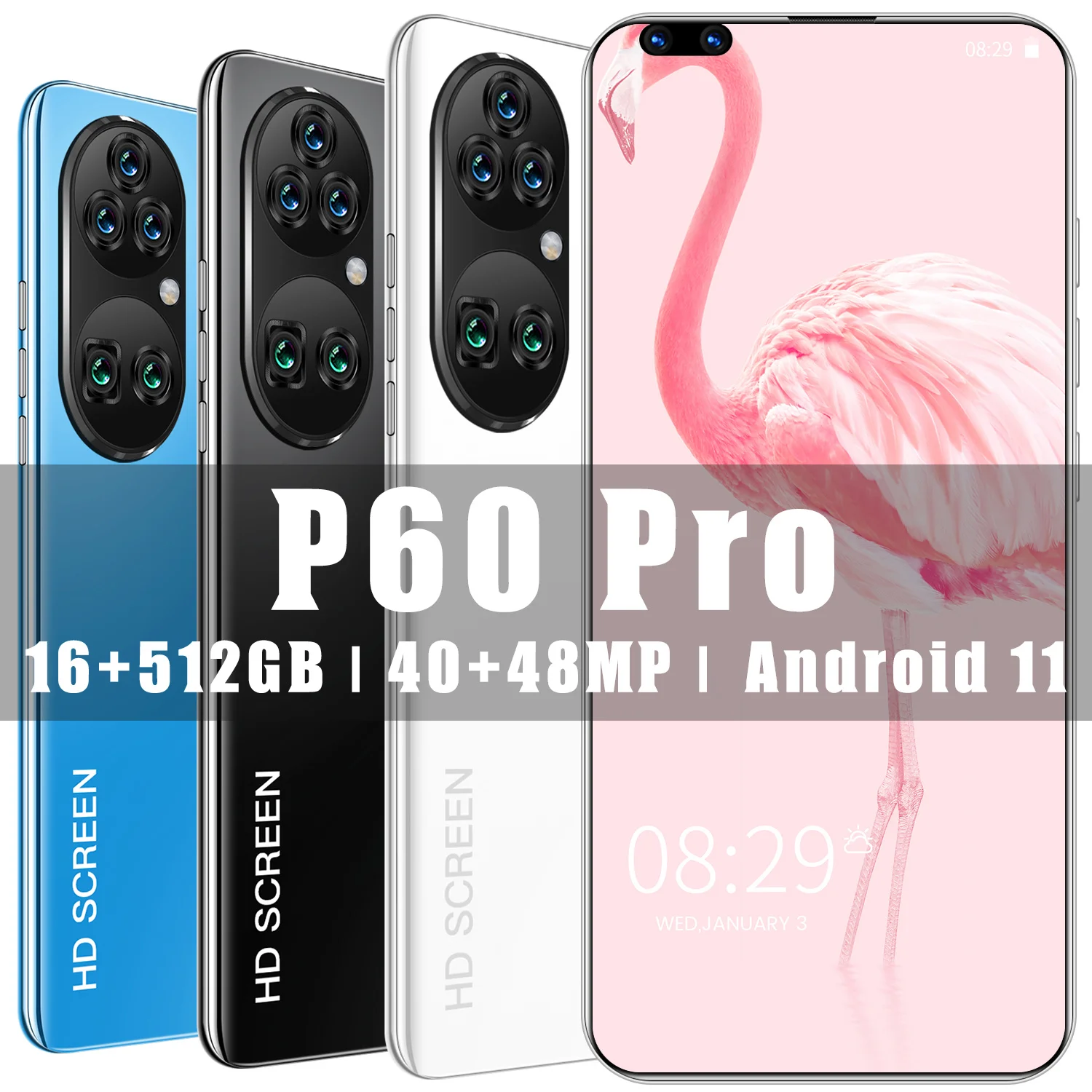 Intex P60 Pro - 7.8 Inch 10 Core Smart Phone with 512GB Storage