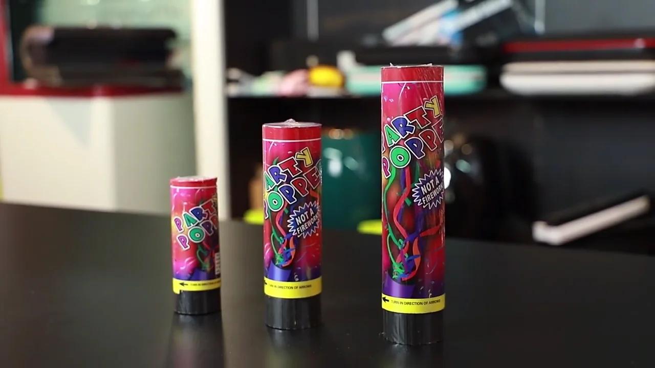 Spring Loaded Table Party Poppers Confetti Cannon Shooter - Buy High ...